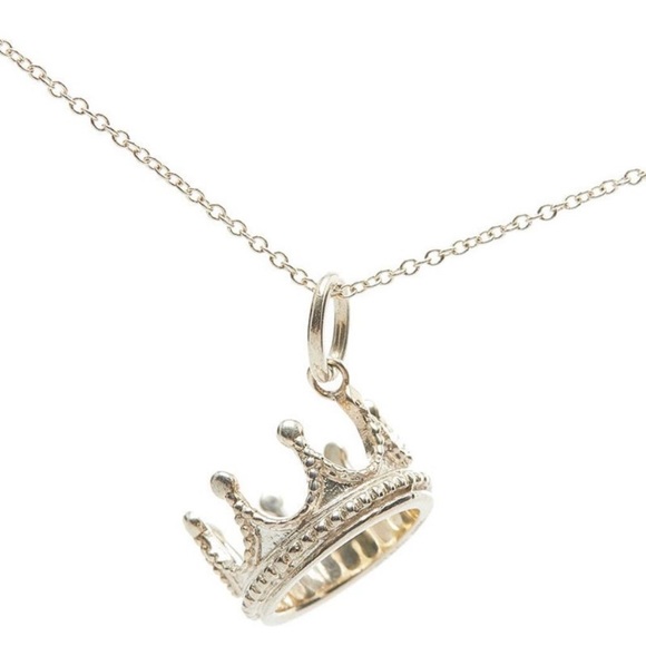 Tiffany & Co. | Jewelry | Princess Crown Charm Necklace | Poshmark